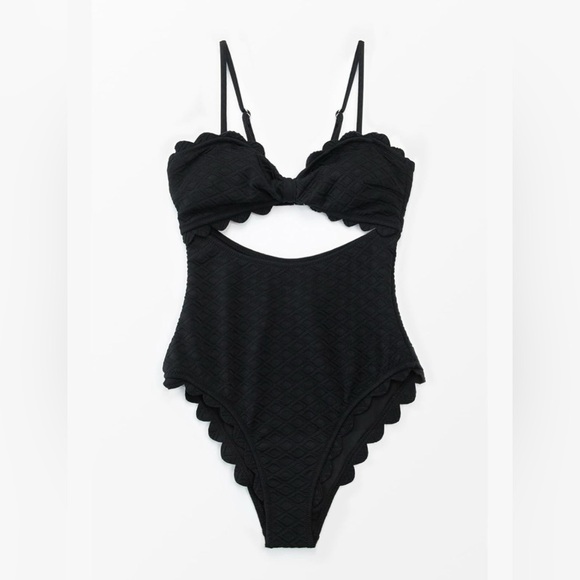 Cupshe | Swim | Cupshe Womens One Piece Swimsuit Sexy Black Cutout ...